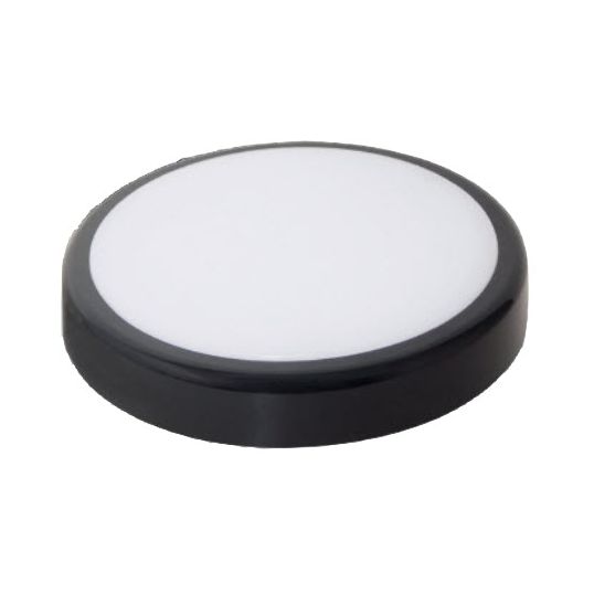 Atom Lighting 14W Polycarbonate LED Bunker IP65 - Black - Tri Colour ...