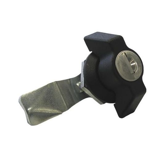 B&R Door Handle Key Lockable Wing Knob Type Polyamide | Go Electrical