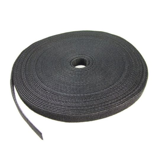 Velcro Dble Sided Tape 20mtr 20mm Black | Go Electrical