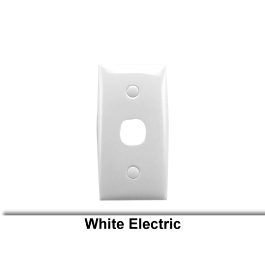 Clipsal Switch Cover Plate Flush Mount Intermediate 1 Gang Horizontal ...