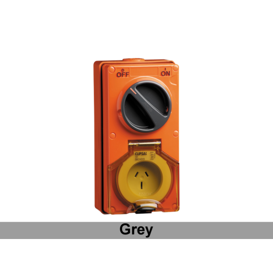 Clipsal 56 Series Switch Socket Outlet Surface Mounting Weatherproof ...