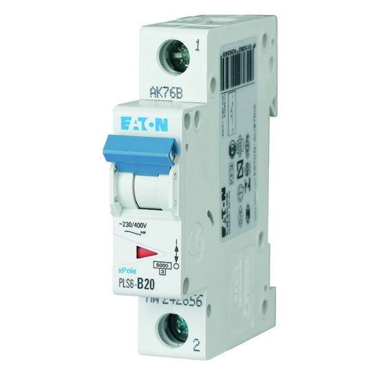 PLS6-C20-MWMCB 6KA C CURVE 20A 1P | Go Electrical