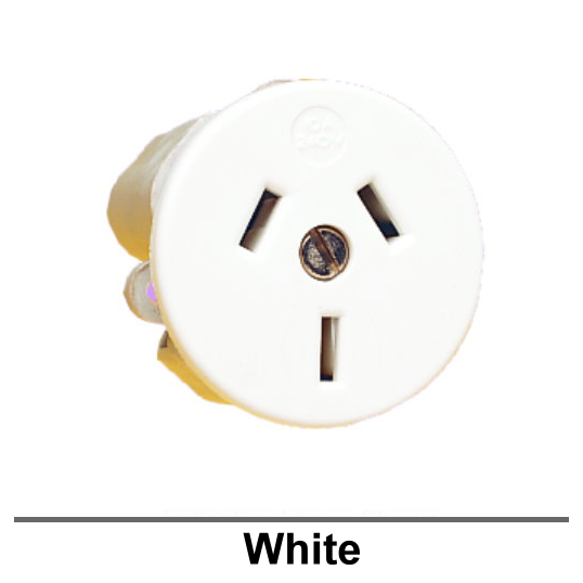 HPM GPO Flush Rear Connect 3 Pin Flat 15Amp 250Volt Flush White - Go ...