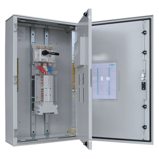 Hager Hybrid Chass ELITE 12+48P 400A Isolating Switch DIN Rail Mount ...