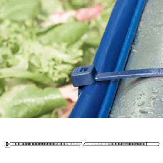 Hellermann Tyton Cable Tie Metal Content Blue L380 mm W4.7 mm | Go ...