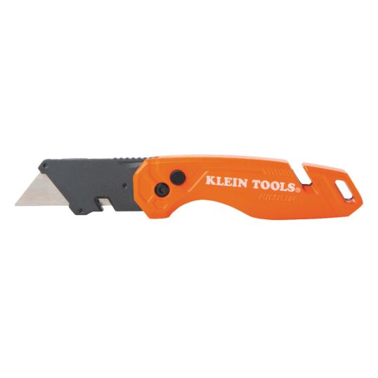 Klein Tools UTILITY KNIFE WITH BLADE STORAGE Orange / Black Each | Go ...
