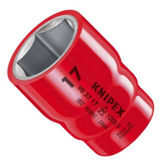 Knipex Hex Socket 14mm 3/8in Square Drive 1000V Chrome Plated | Go ...