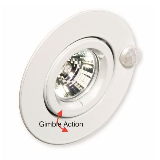 Nelson Downlight Fixed Kit 100mm Cutout Halogen 35W MR16 White | Go ...