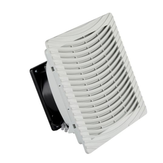 Vent Filter and Fan IP54 (RAL705) 240VAC. Flow direction ad | Go Electrical