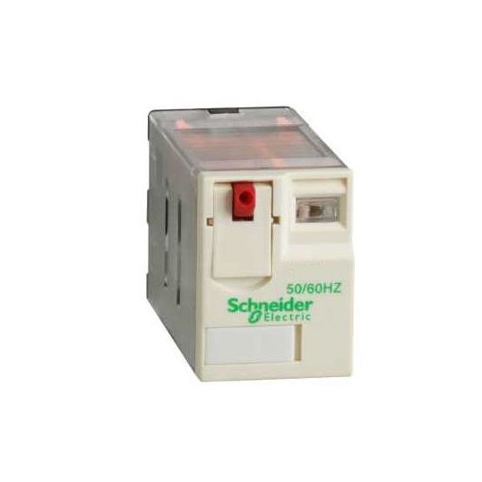 Schneider Miniature Power Relay Plug-In 2P 2CO 15A 120V 8 Pin Flat | Go ...