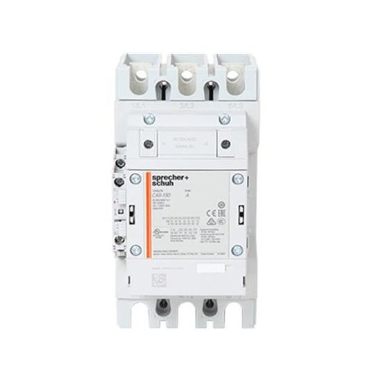 Sprecher+Schuh Non-Reversing Contactor 3 Pole 90kW 190A AC3 275A AC1 ...